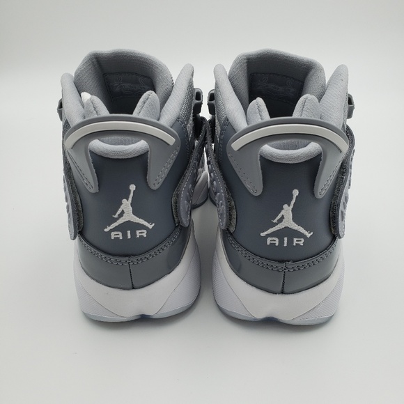 Jordan | Shoes | Nike Air Jordan 6 Rings Gs Cool Grey White Basketb ...